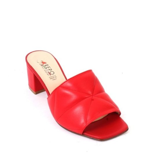 PHIL GATIÈR by REPO | Shoes | Phil Gatir By Repo 465b Red Leather Slide ...